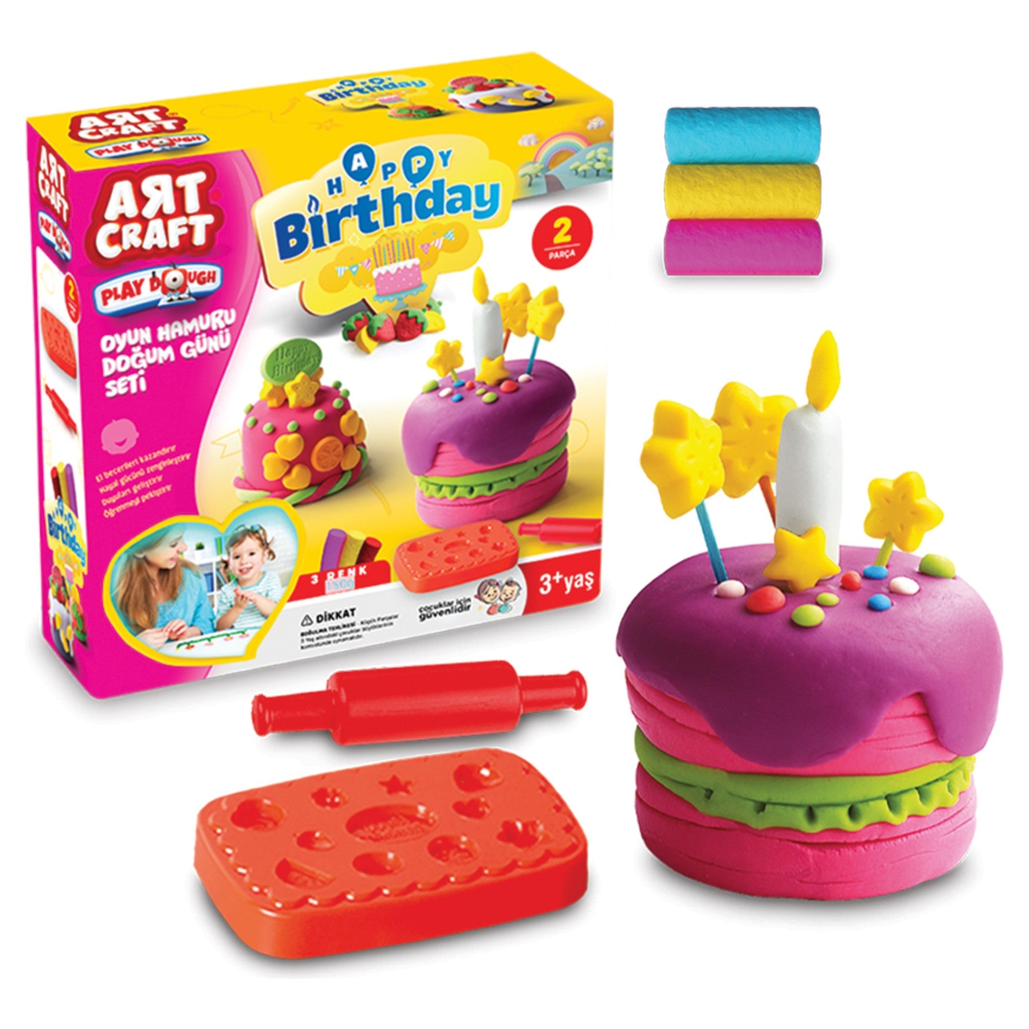 Happy Birthday Dough Set - ART CRAFT – TOPBRANDS